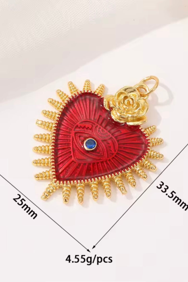 Red Heart Charm – Fox + Wit Boutique