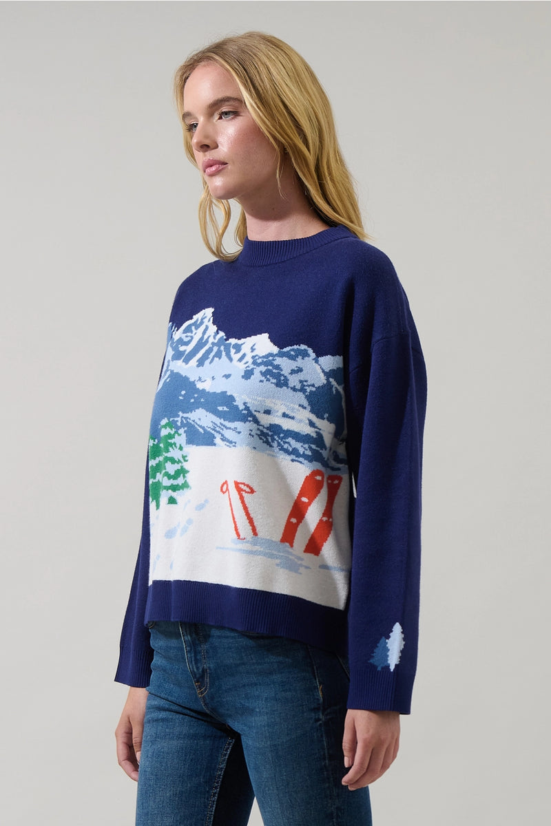 On the Scene Ski Sweater – Fox + Wit Boutique